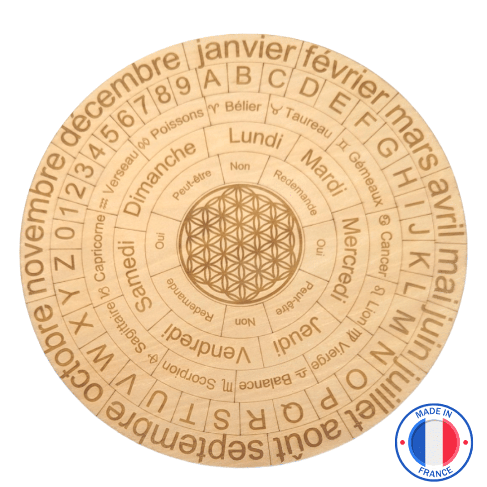 Planche de radiesthésie : réponses précises avec votre pendule - Garaulion
