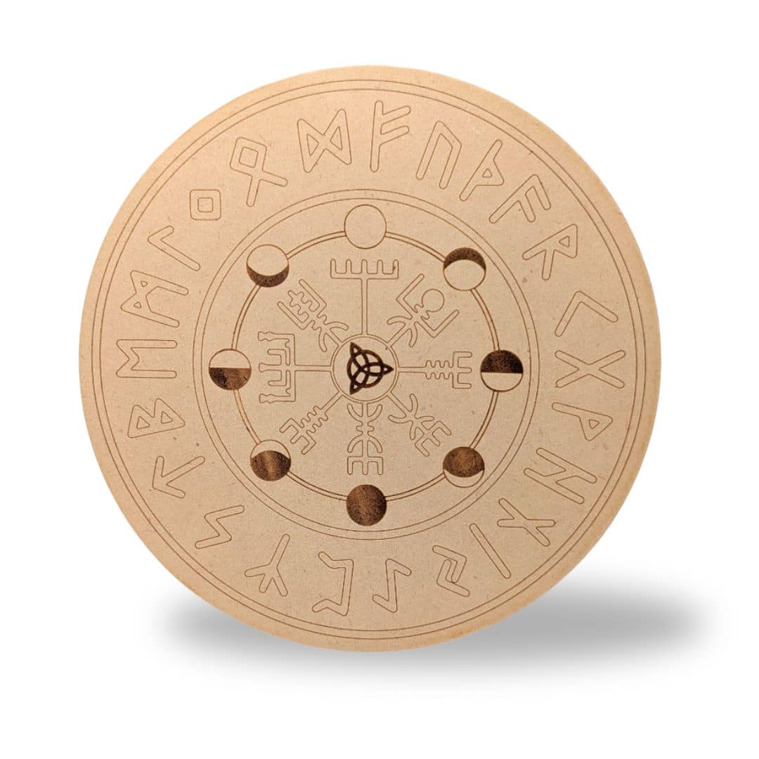 Planche de divination runique 20cm - Garaulion